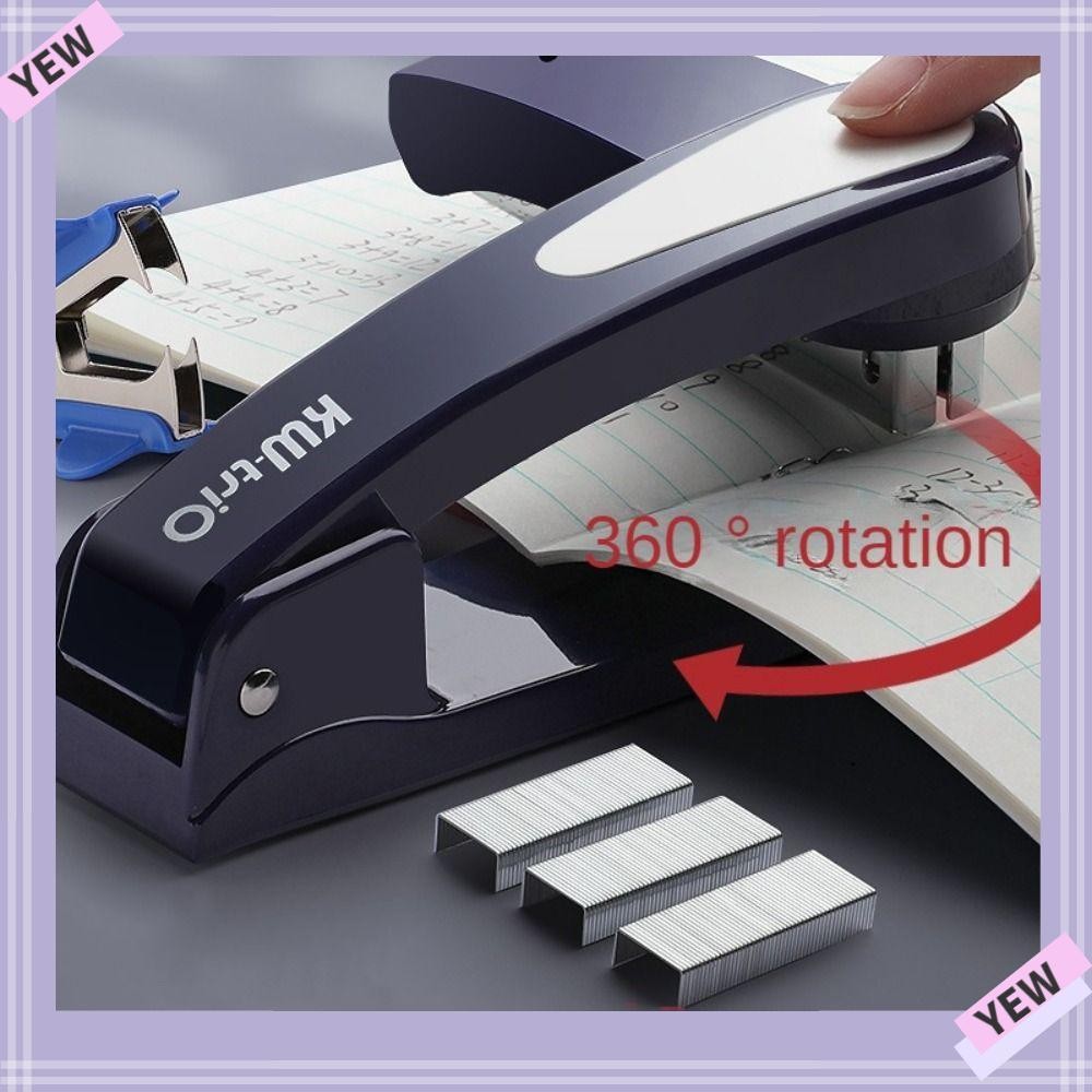 YYE Stapler, Heavy Duty Multifunction Long Stapler, Portable Effortless ...