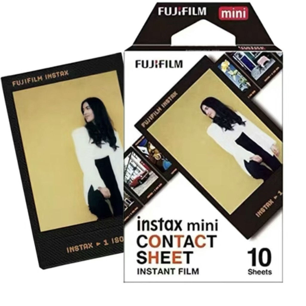 Fuji Polaroid Classic Black Film Polaroid Photo Paper 10 Sheets 10cm ...