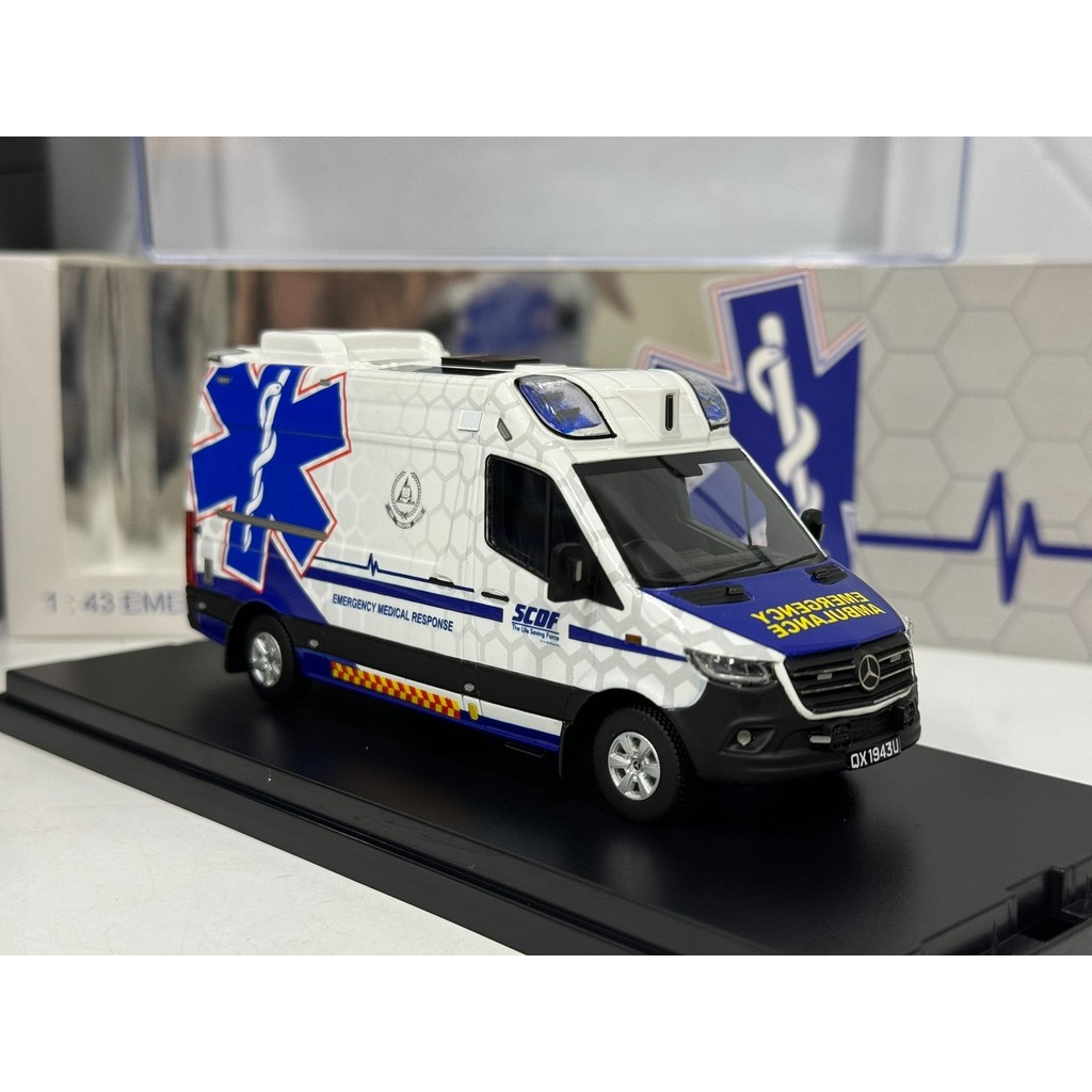 [Ready Stock] Masterpiece 1/43 Mercedes-Benz Lingte SPRINTER SINGAPORE ...