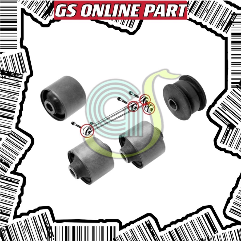 REAR LOWER ARM BUSH SET (ONE SIDE) PERODUA KELISA KENARI TRAILING ARM ...