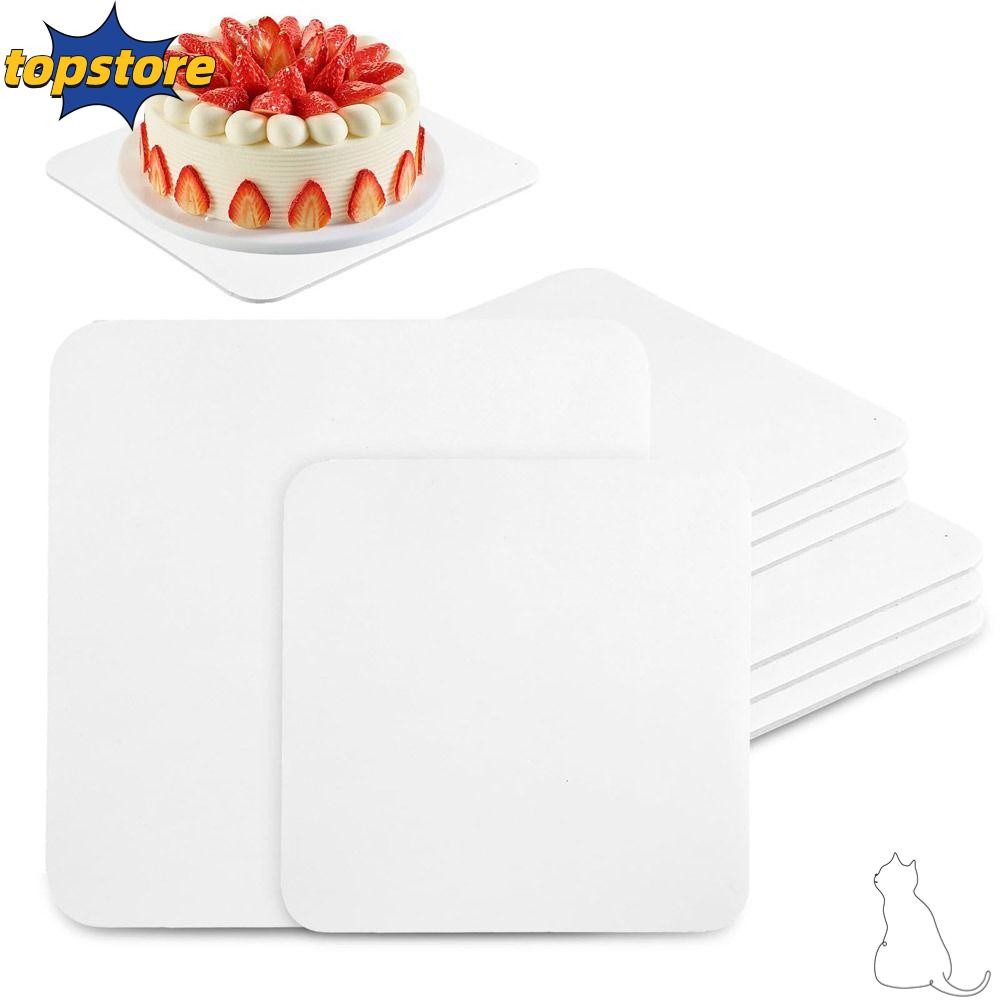TOPSTORE 10pcs/Set Cake Boards Cardboard, 4 6 8 10 12 Inch Square ...