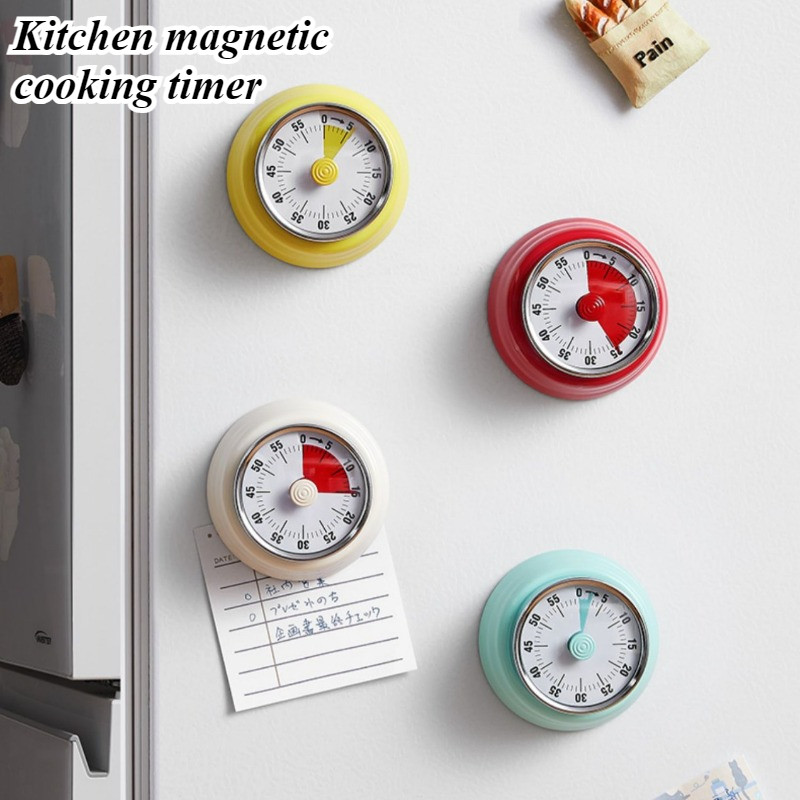 New Kitchen Cooking Timer,Magnetic 60-minute Dinning Reminder,Visual ...