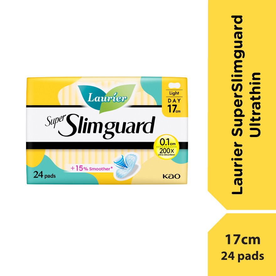 LAURIER Super Slimguard Sanitary Pad 17cm 24's | Shopee Malaysia