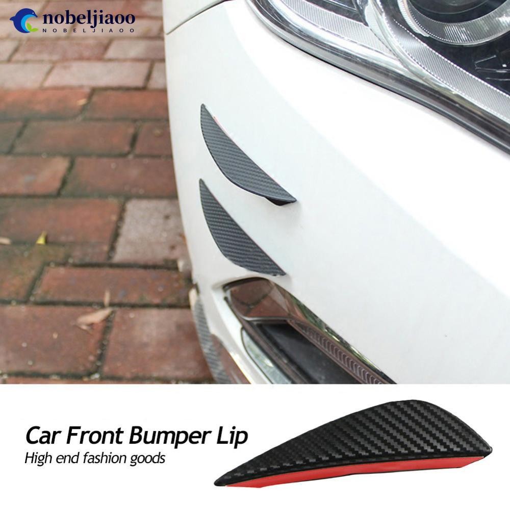 NOBELJIAOO 4Pcs Car Front Bumper Lip Decoration Diffuser Shunt Fin Body ...
