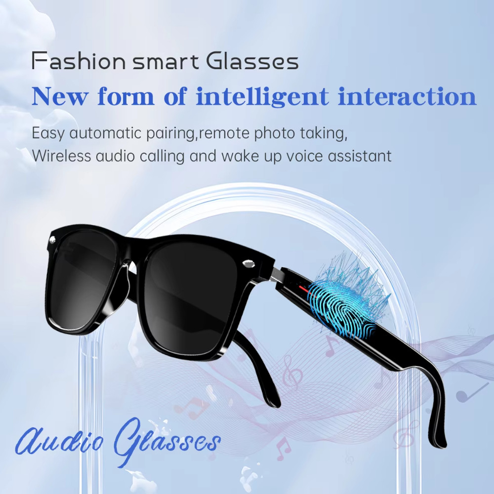 New E13-V Bluetooth Smart Glasses with Wireless Bluetooth Auto-Adjustment IP65 Waterproof and ...