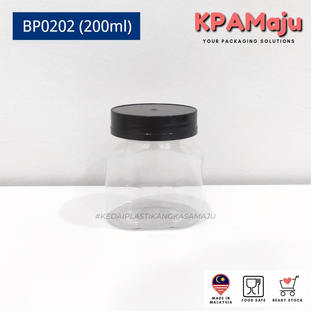Balang BP0202 (200ml) + Stopper Kedap Udara - Balang Jam, Balang Paste ...