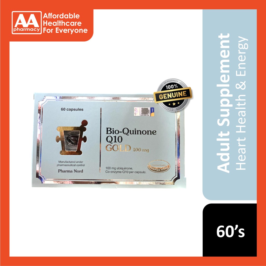 Pharma Nord Bio-Quinone Q10 Gold 100mg Capsule 60's | Shopee Malaysia