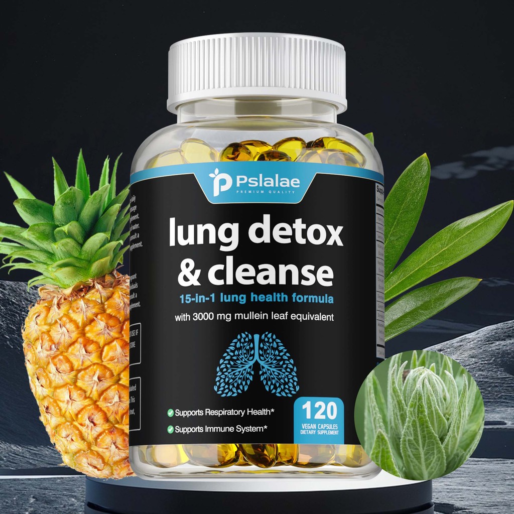 Pslalae Complete Mullein Leaf Supplement: Support Immune & Respiratory ...