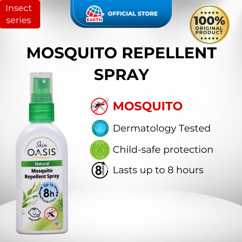 OASIS Kid & Adult Mosquito Repellent Spray 户外 防蚊 驅蚊 Natural DEET Free ...