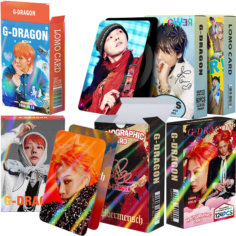 BIGBANG Lomo Card GDragon Photocard 60/92/124Pcs Holographic Cards G ...