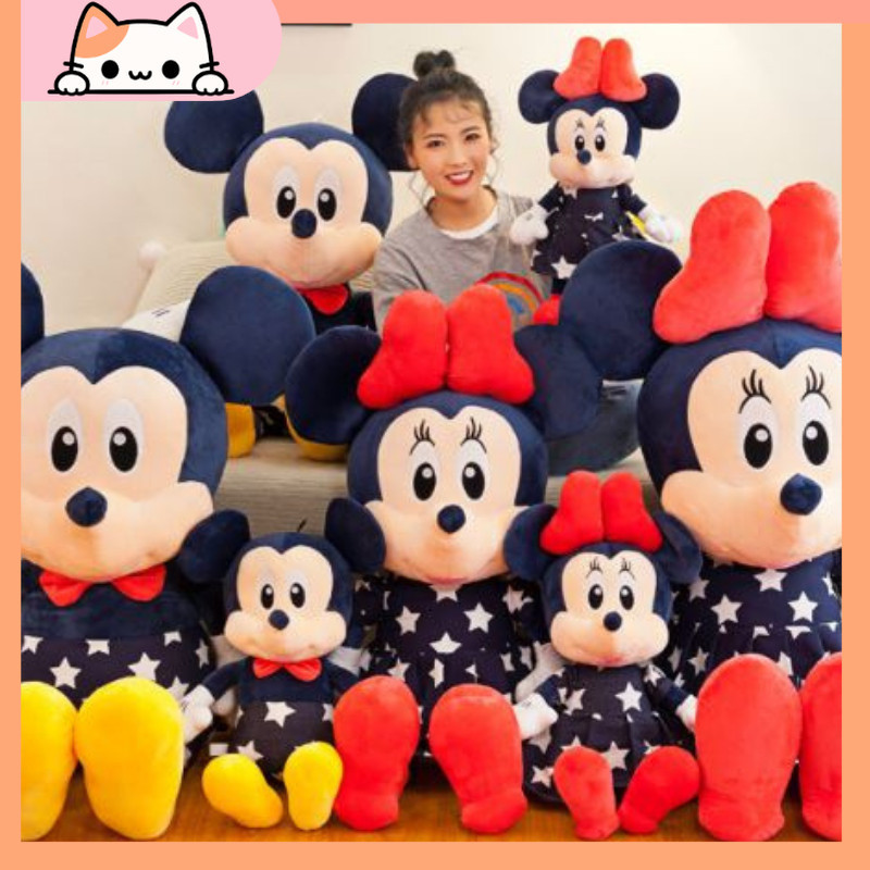 35cm/55cm/95cm Mickey Mouse Plush Gift Pillow - Animal Stuffed Plush ...