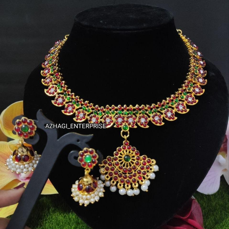 Mango Design Kemp Jewel Set // Brananatyanam Kemp Jewel Set ...
