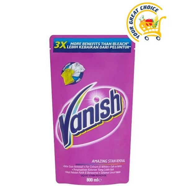 Vanish Pink Liquid Fabric Stain Remover 800ml | Shopee Malaysia