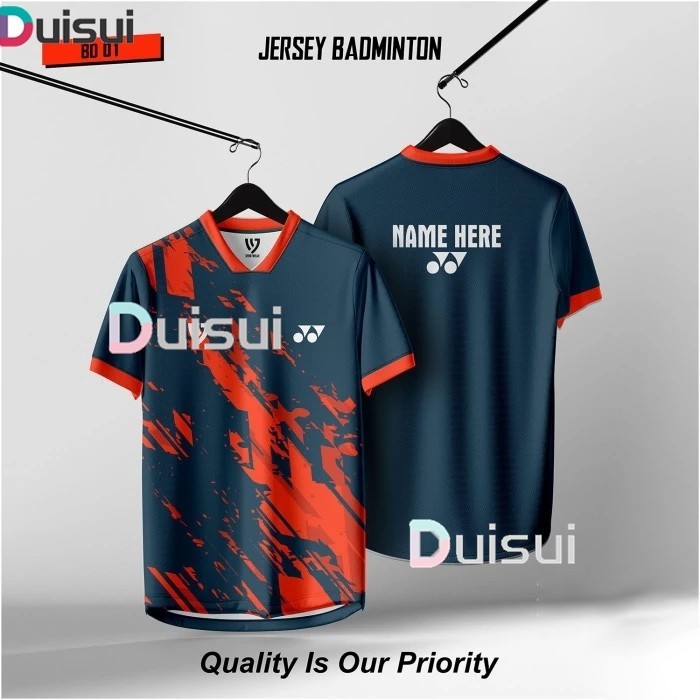 【Free Custom Name & Number】MALAYSIA OLYMPIC BADMINTON JERSEY, JERSI ...
