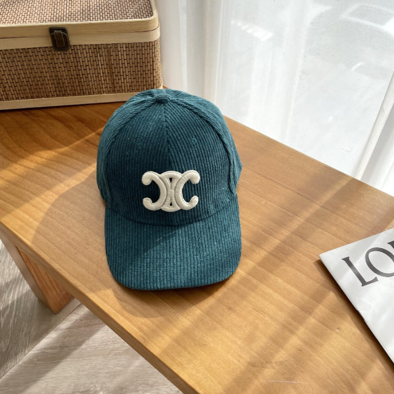 Corduroy Baseball Hat Street Wear Arc de Triomphe Big Head ...