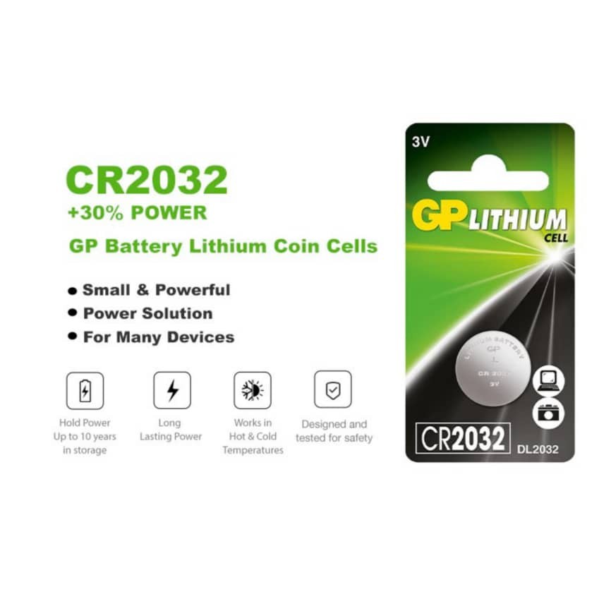 GP COINS CELLS CR2032(1pcs) | Shopee Malaysia