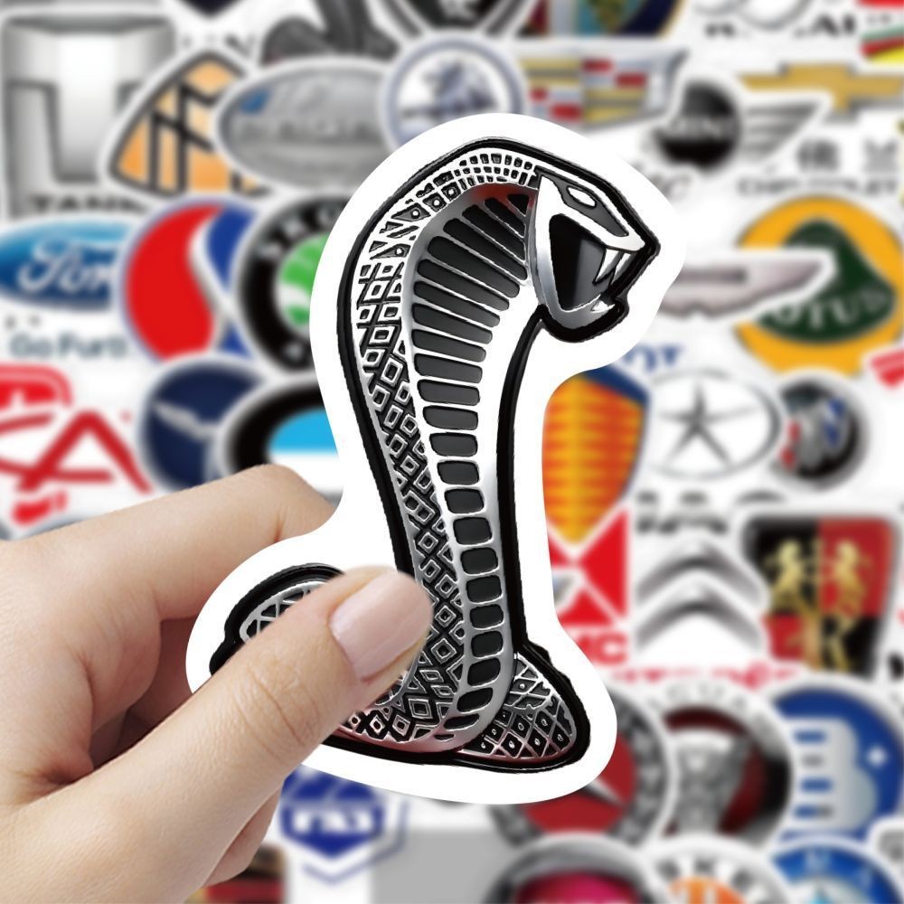 [Steering Wheel Door Sticker] 180 Sheets Car logo logo Sticker Rolls ...