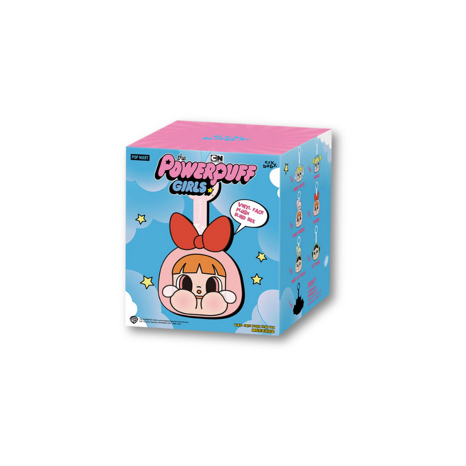 POP MART CRYBABY x Powerpuff Girls Series-Vinyl Face Plush Blind Box ...
