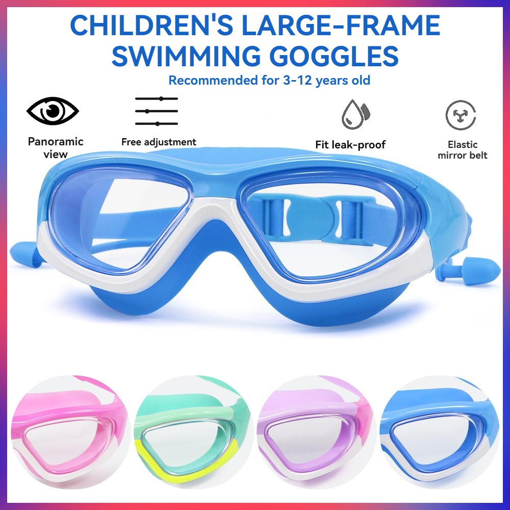 Children Adult Wide Frame Swim Goggles Kids Goggles Swim Diving ...