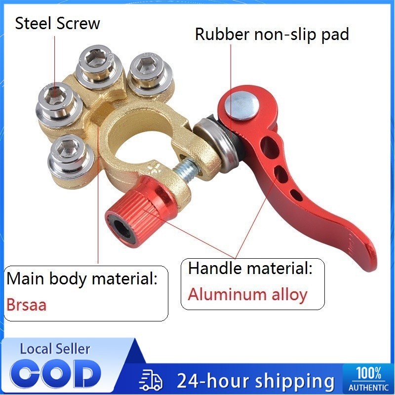 Car Lorry Copper Automobile Battery Kepala Bateri Kereta Tembaga Quick ...