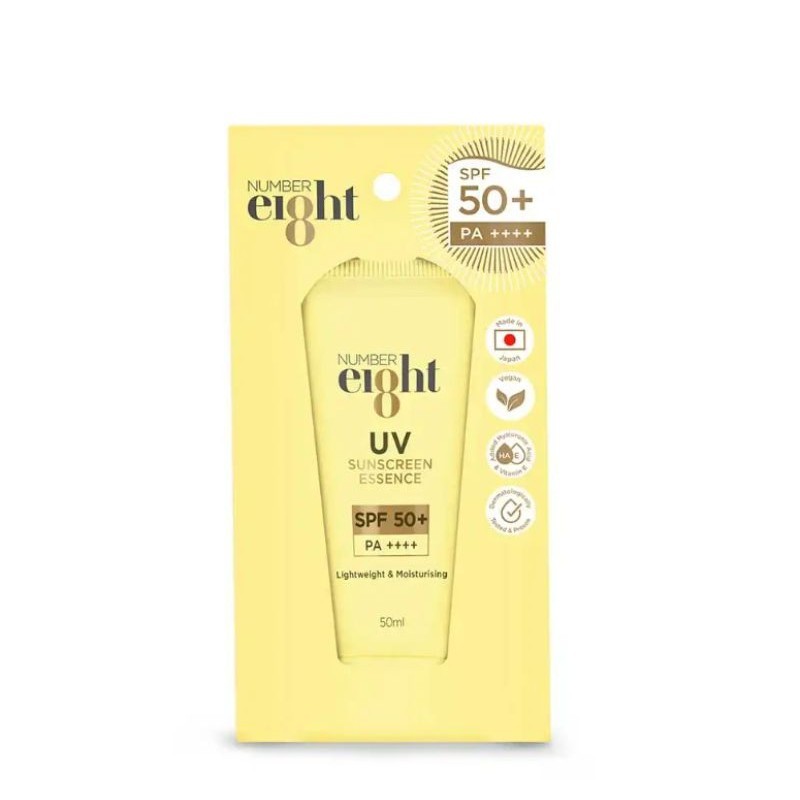 NUMBER eI8ht Uv Sunscreen Essence Spf50+ Pa++++ 50ml | Shopee Malaysia