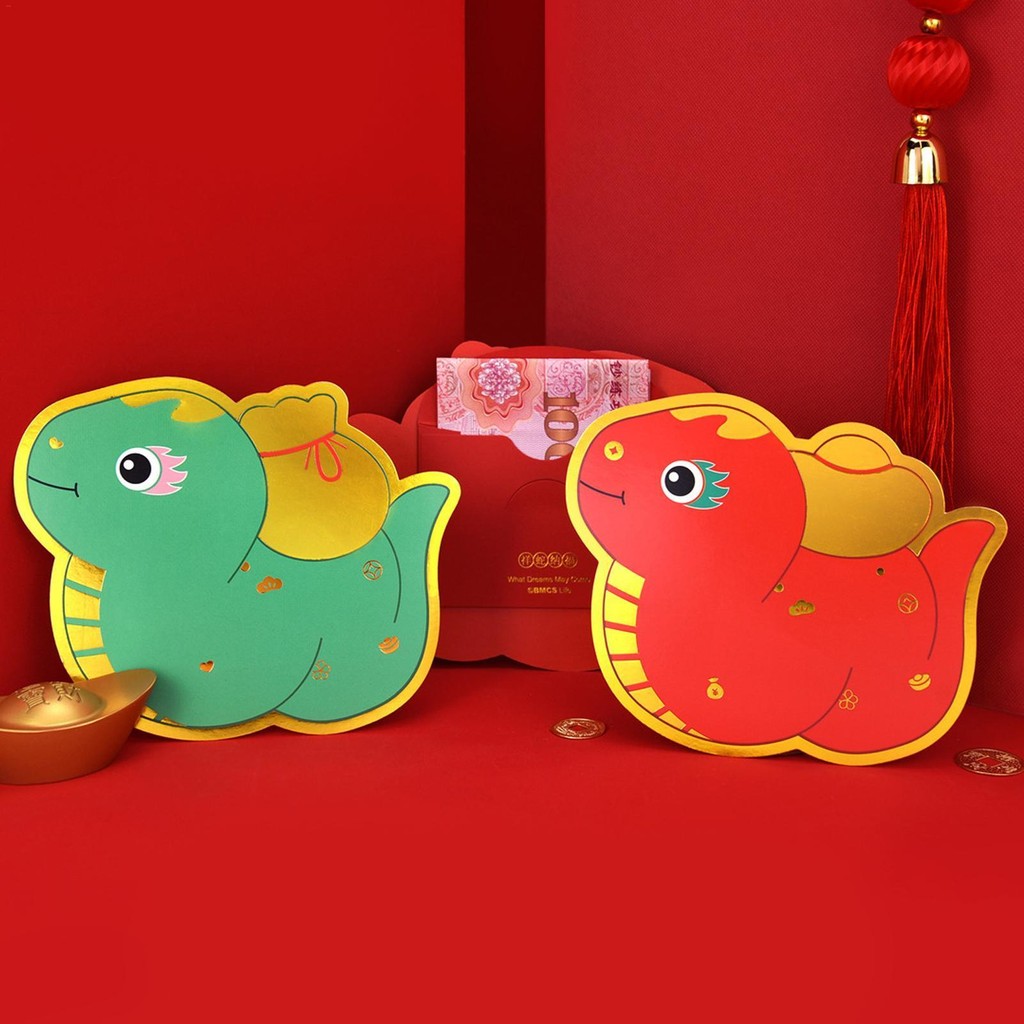Snake Red Envelopes Cartoon Lunar New Year of the Snake Envelope 2025 ...