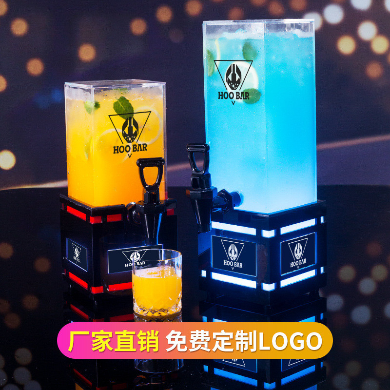 Meriam arak bercahaya 3 liter bar Coke barrel tong bir draf dengan ...