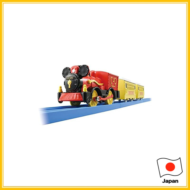 Takara Tomy Boys' "Plarail S-13 Mickey Mouse Poppo Diesel Train" Toy ...