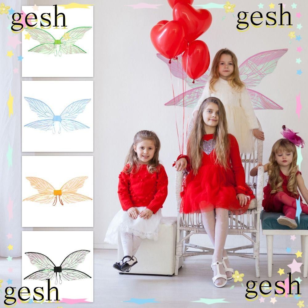 GESH1 Fairy Wings Girls Princess Angel Wing Costume Accessories Party ...