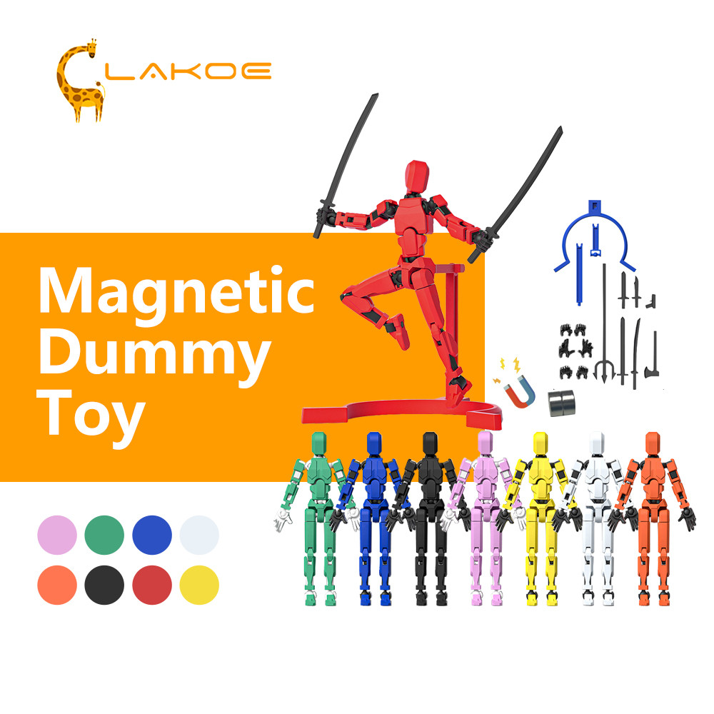 Lakoe Magnetic Attraction Dummy 13 Action Figure Magnet Multi-Jointed ...