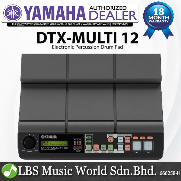 Yamaha DTX-MULTI 12 Electronic Percussion Drum Pad (DTXM12) | Shopee ...