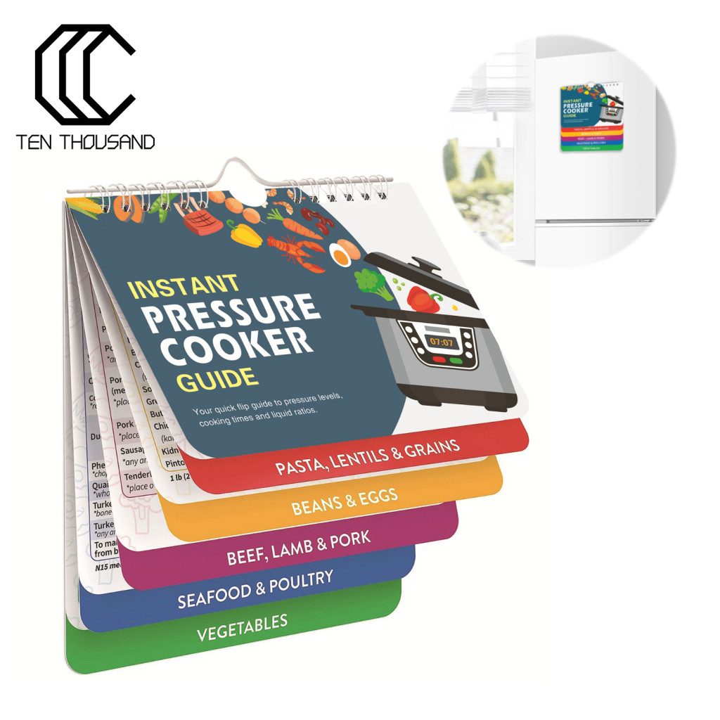 Kitchen Cooking Guide Magnet Easy Clean Cooking Guide Ultimate Kitchen ...