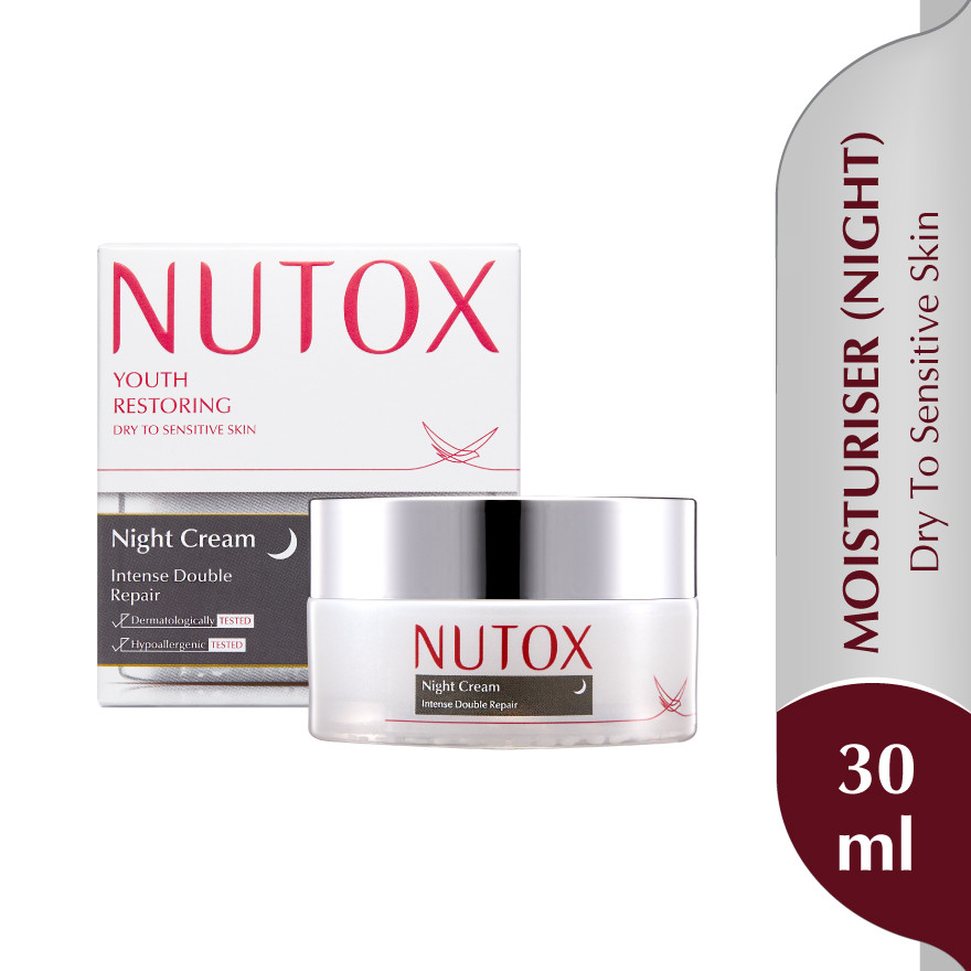 NUTOX Youth Restoring Night Cream 30ml (Dry To Sensitive Skin) | Shopee ...