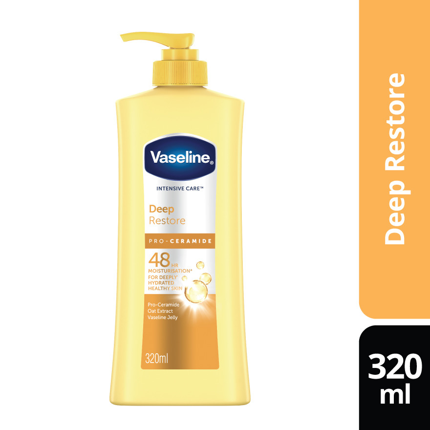 VASELINE Body Lotion Deep Restore 320ml | Shopee Malaysia