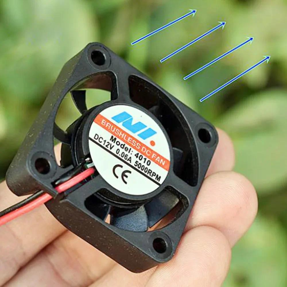 DC 12V 24V 0.1A 4010 40MM Mini Quiet Cooling Fan for Graphics Card ...