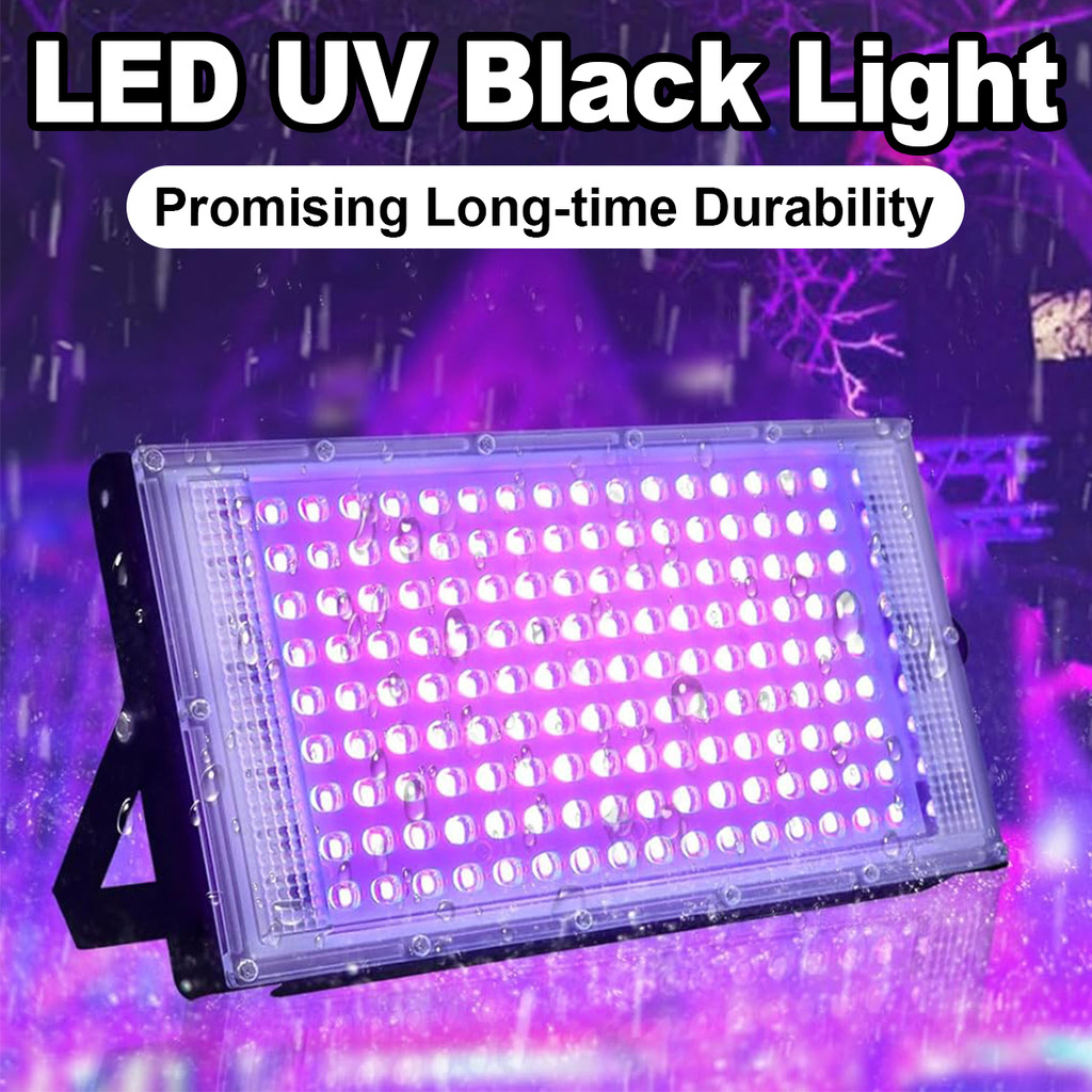 Led UV Floodlight 50W 100W 395nm Floodlights Purple Ultraviolet 220v ...