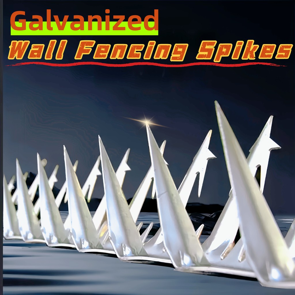 1.25m Anti Climb Fencing Wall Steel Spike Anti Climb Fence HotDip ...