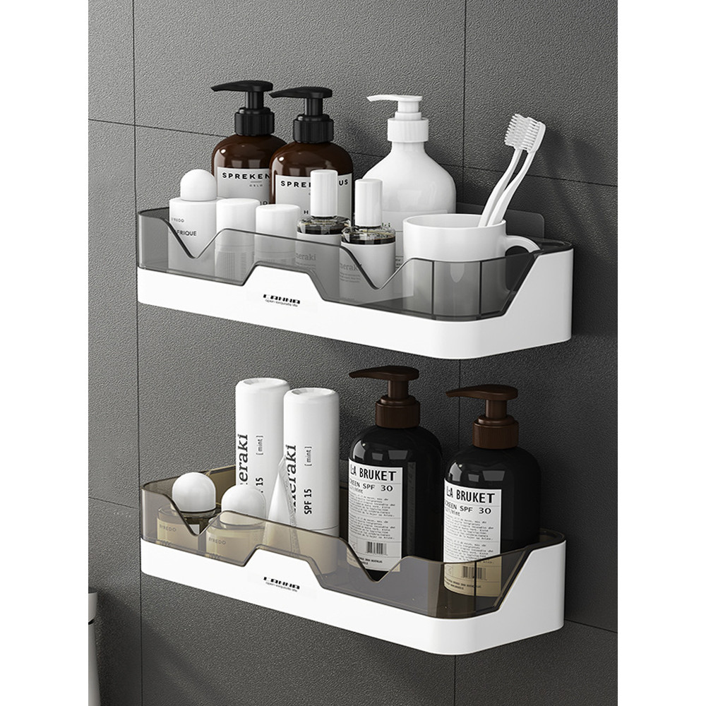 Rak Pancuran Mandi Bilik Mandi Dipasang di Dinding Tanpa Gerudi Rak ...