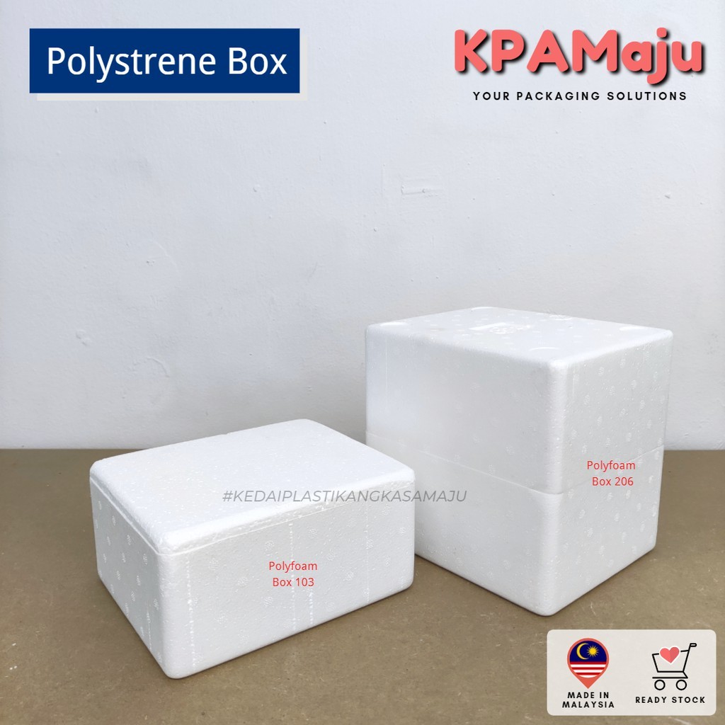 Polyfoam Box 103 & 206 - Polystyrene Box / Foam Box / Polyfoam Box ...