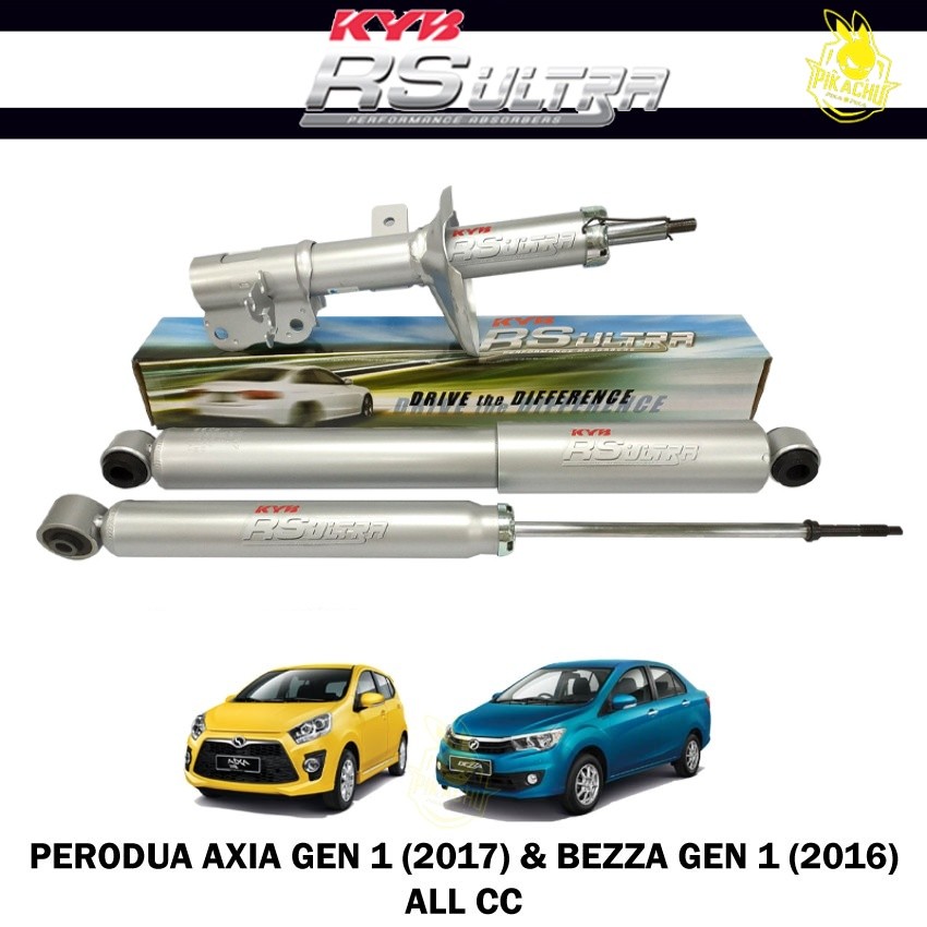 AXIA 2014 & BEZZA 2016 NEW DEPAN, BELAKANG DAN SET ORIGINAL ABSORBER ...