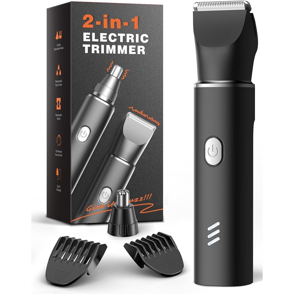 Body Hair Trimmer for Men, Manscape Electric Razor, Versatile Hair ...