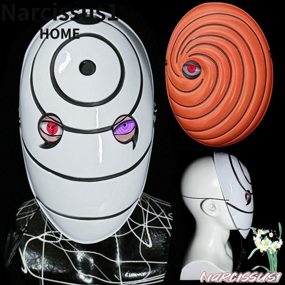 NARCISSUS Glowing Naruto , Tobi Uchiha Obito Sharingan Face Cover, Full ...