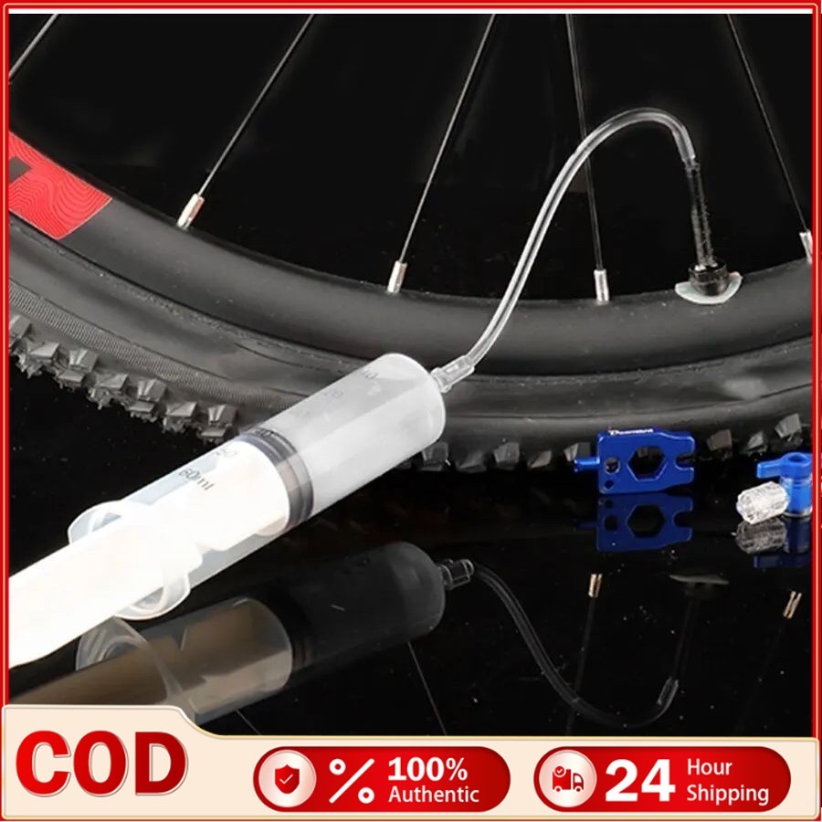 Cycling Bike Bicycle Tubeless Tyre Sealant Injector Injection Tool ...