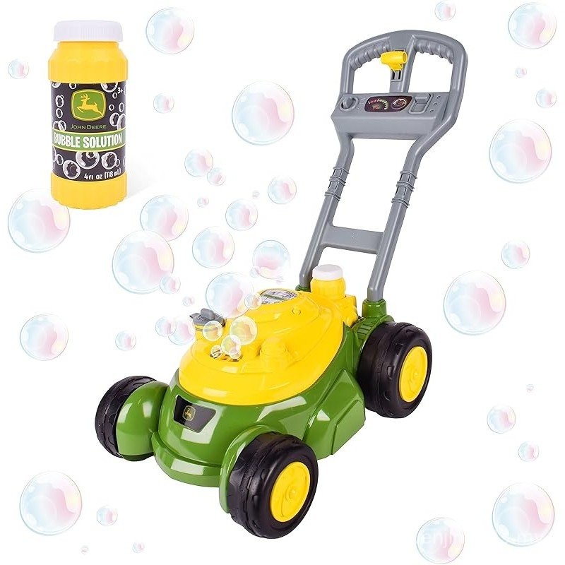 Mesin Pemotong Rumput Bubble John Deere untuk Kanak-kanak Kecil, Mesin ...