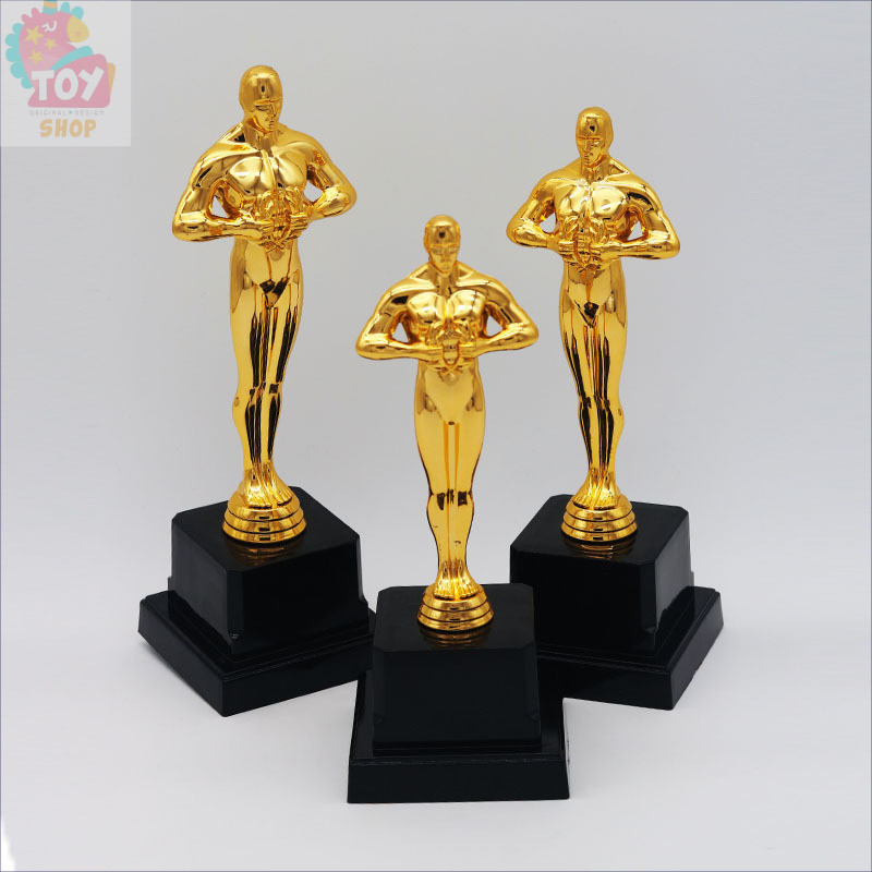 Oscar Gold Statue Award Villain Electroplating Plastic 24cm Trophy ...
