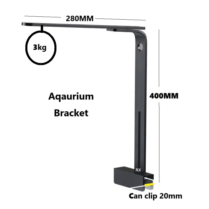 Aluminum Alloy Aquarium Bracket Fish Tank Light Aquatic Plant Light L ...