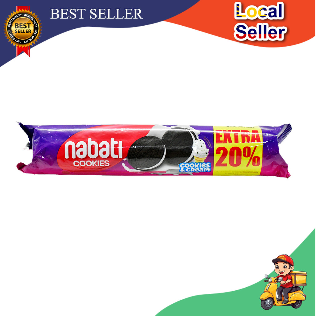 Biskut Sandwich Nabati Sandwich Cookies With Vanilla Flavoured Cream ...