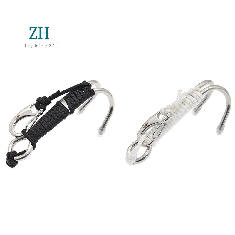KEEP DIVING Scuba Diving Double Dual Stainless Steel Reef Drift Hook ...