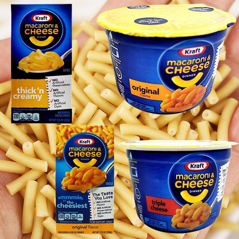 American Kaf Cheese Cheese Flavor Macaroni Cheese Instant Noodles Kraft ...