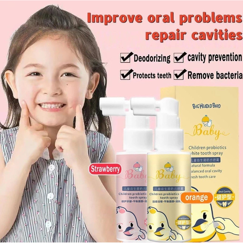 Oral Spray For Kid Anti Cavity Cleaning Tooth Spray Probiotic Prevents ...